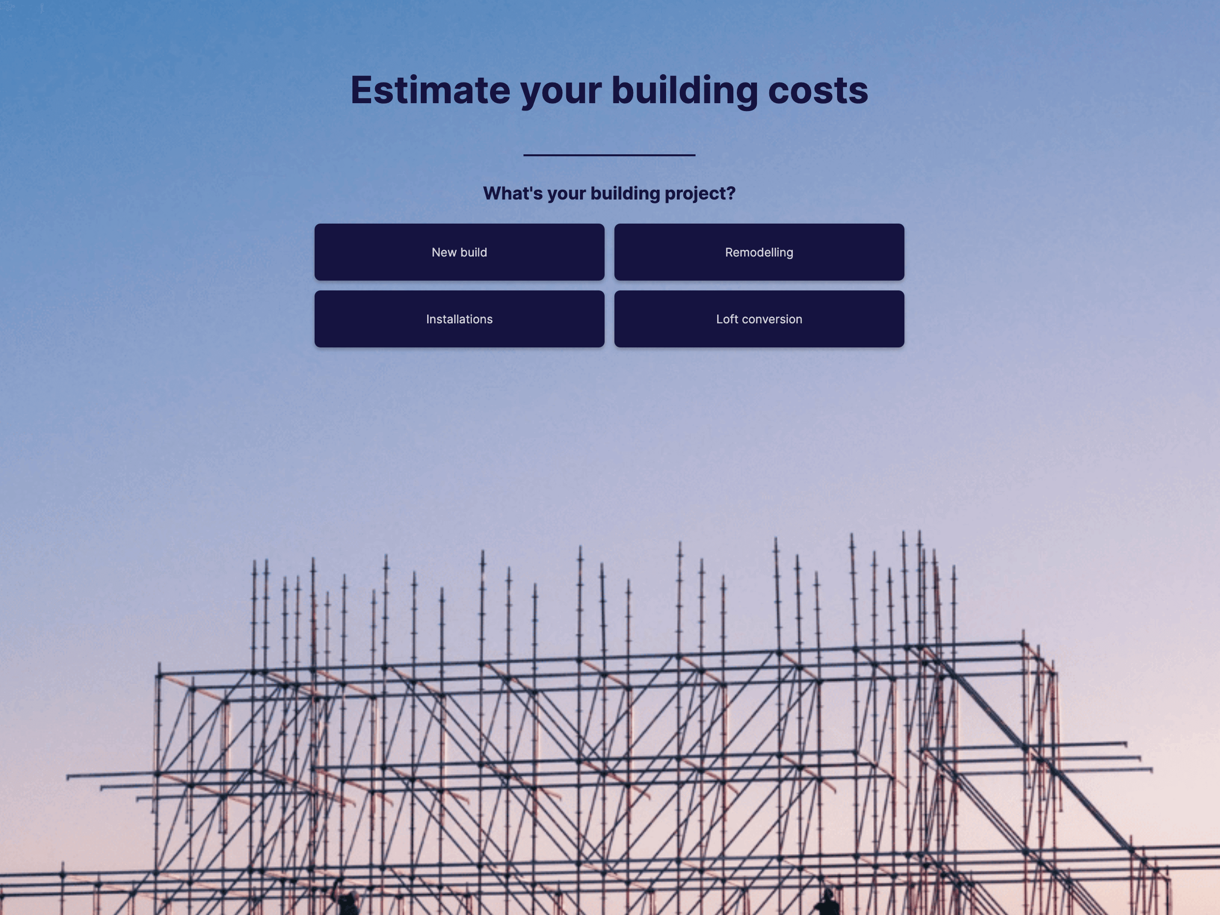 Building Cost Calculator Free Involve me Template