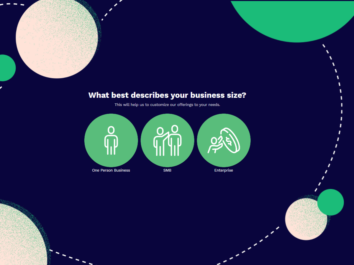 Finance Portal Onboarding Funnel | free involve.me template