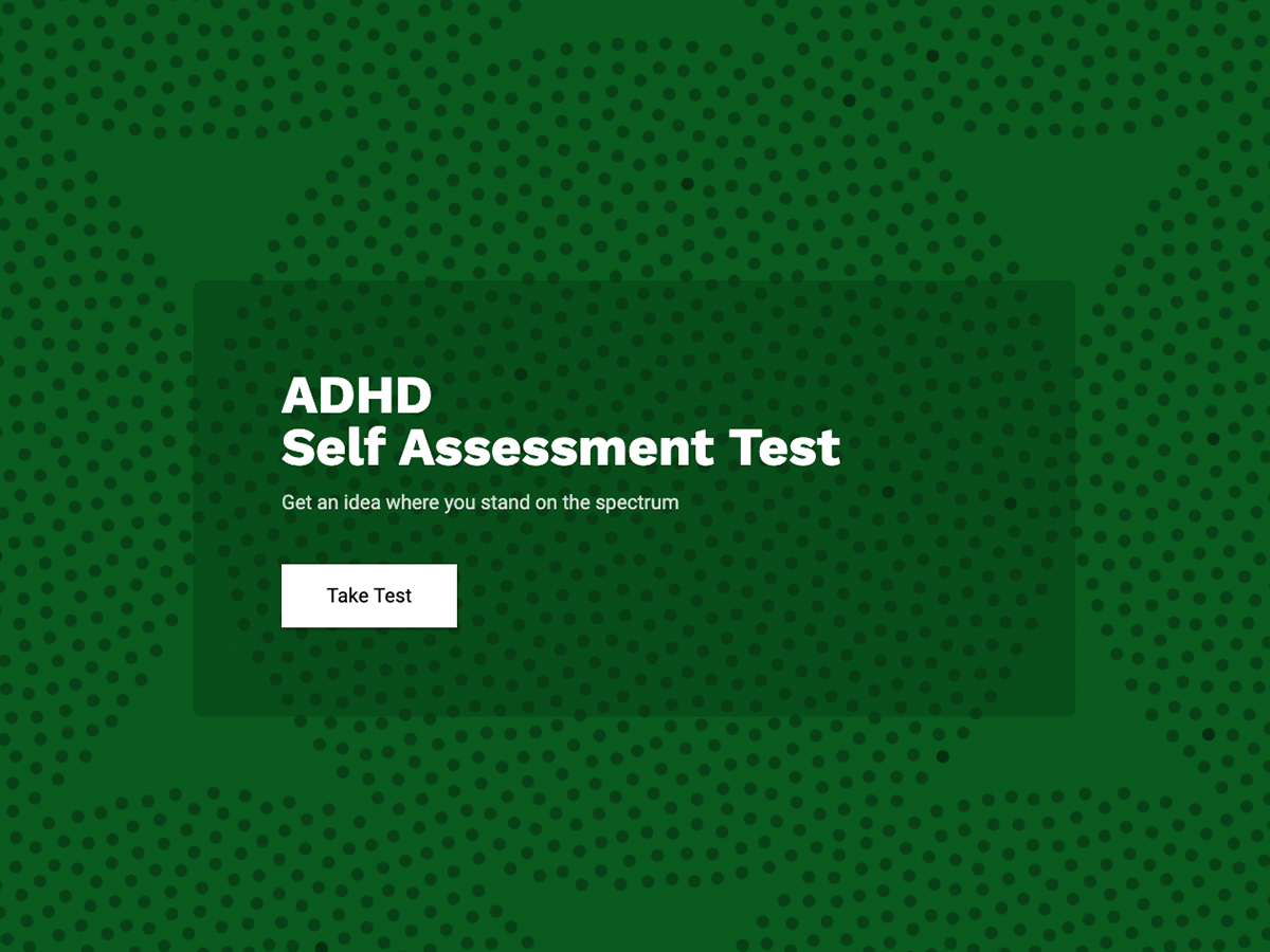 ADHD Self Assessment Free Involve me Template ADHD Self Assessment Free Involve me Template