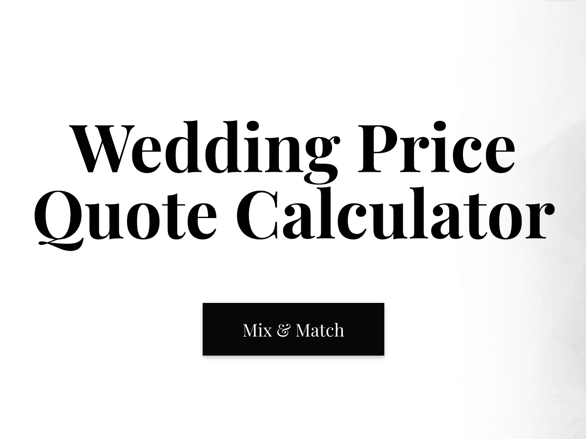 Wedding Price Quote Calculator | free involve.me template