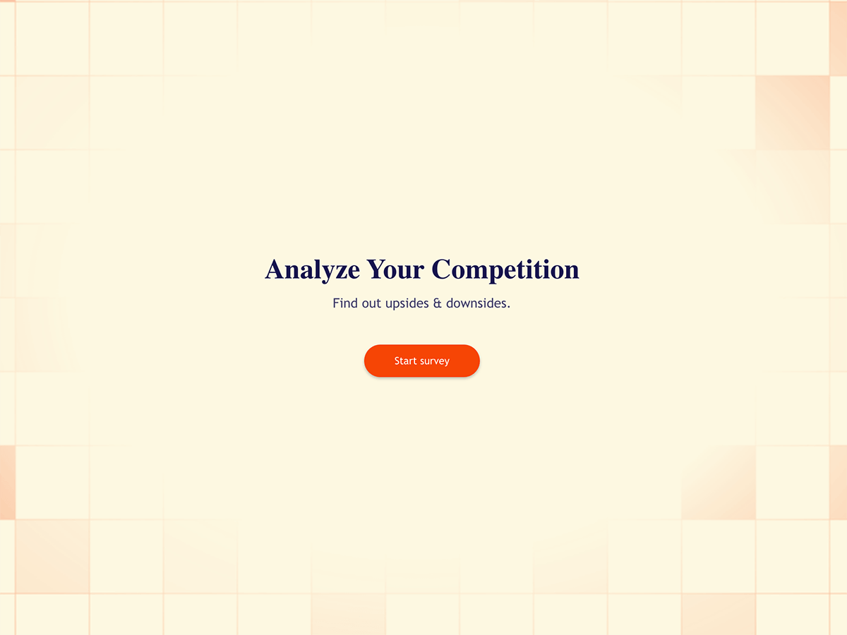 Competitor Analysis Survey | free involve.me template