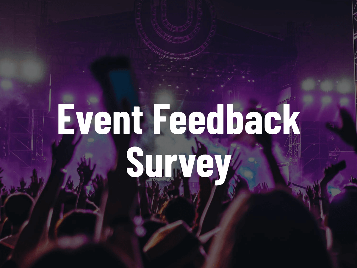 Event Feedback Survey Free Involve Me Template