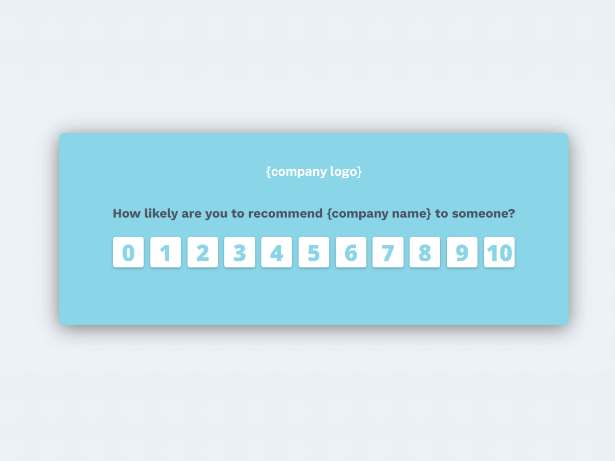 Promoter Feedback Survey Free Involve me Template