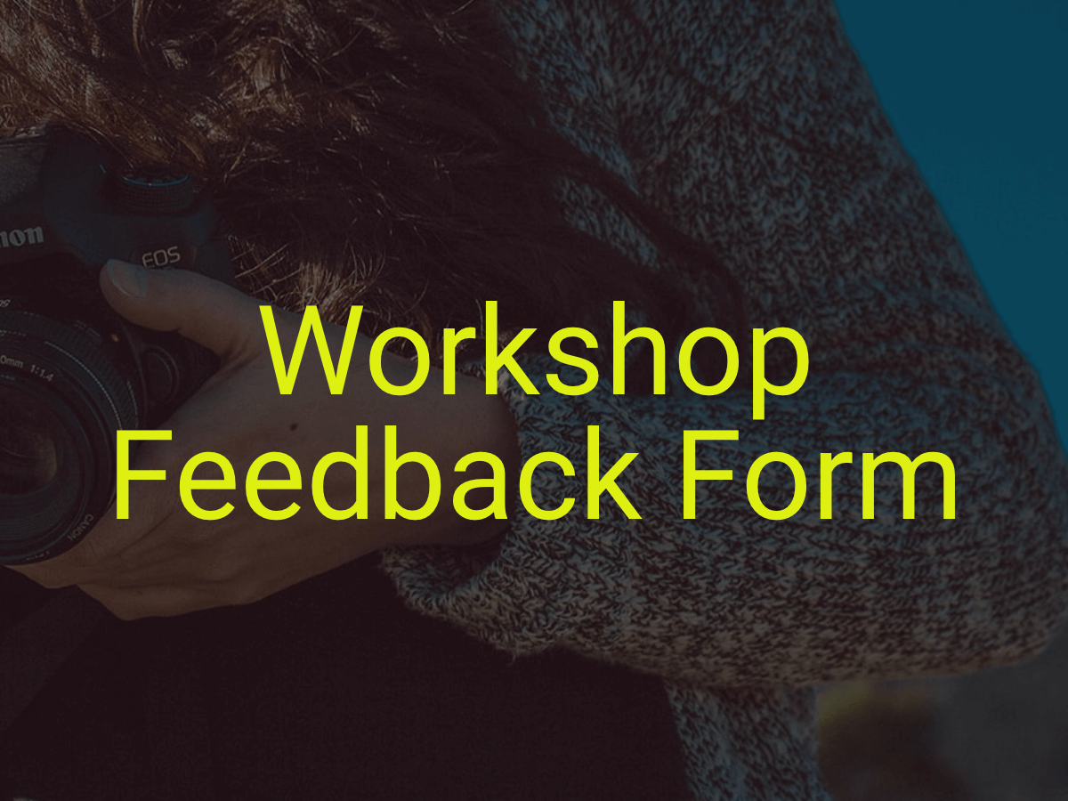 Workshop Feedback Free Involve Me Template